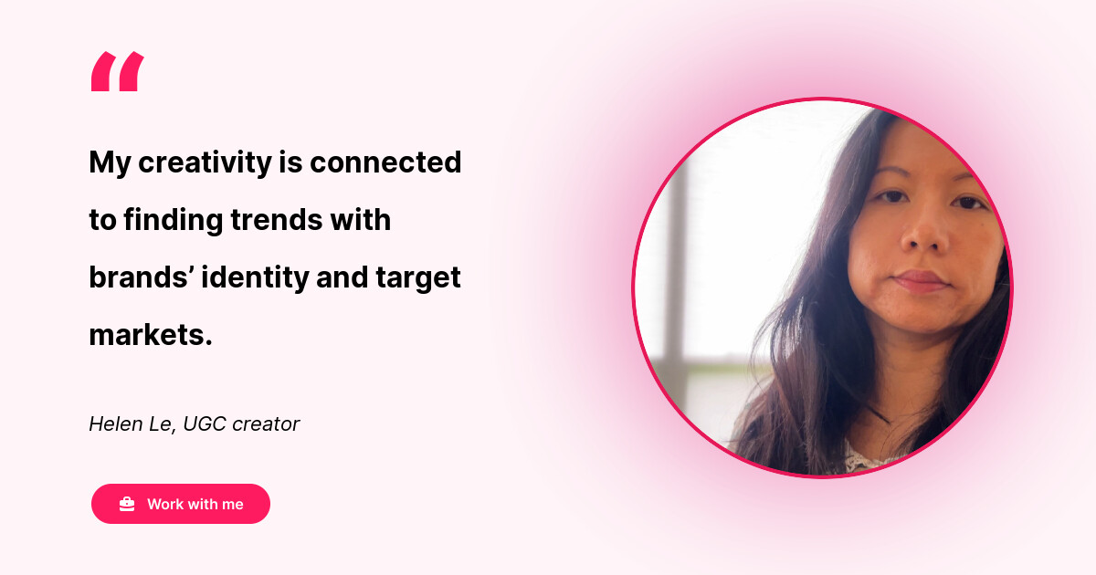 Helen Le | UGC Creator : TikTok, YouTube, Amazon, Instagram from Texas ...