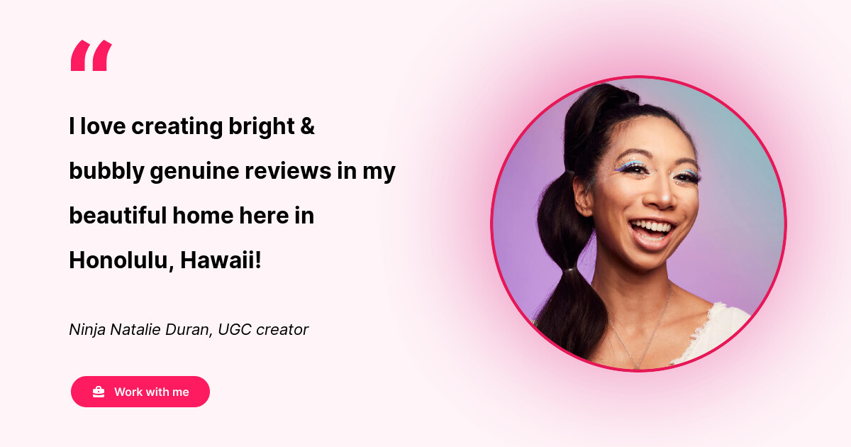 Ninja Natalie Duran | Content Creator : TikTok, YouTube, Amazon ...