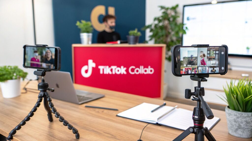 How to Collab on TikTok A Creator's Guide - JoinBrands