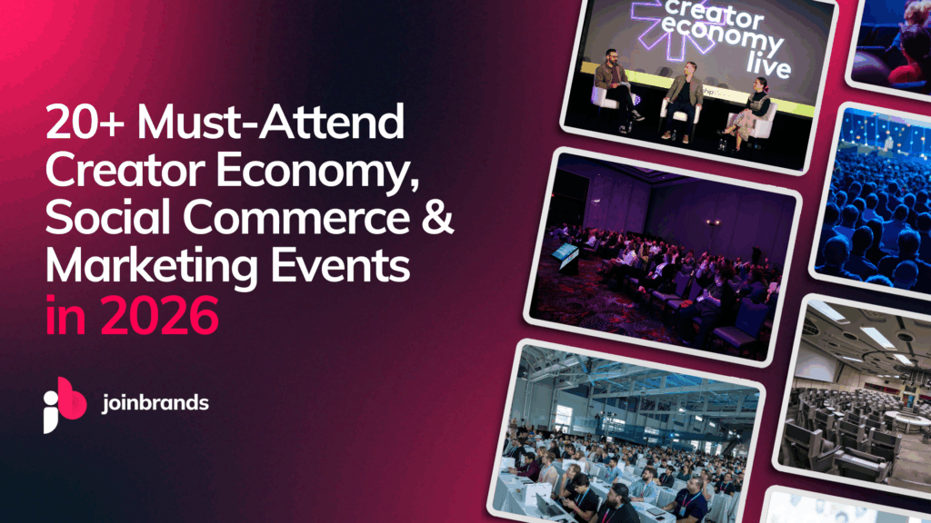 The Top Creator Economy, Social Commerce, and Marketing Events to ...