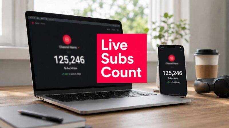 Subscriber Count Live YouTube: Real-Time Stats 2026 - JoinBrands